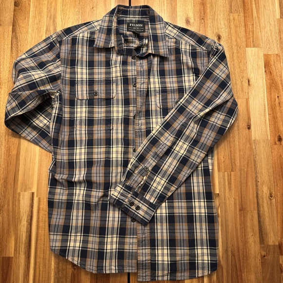 Filson | Shirts | Filson Cotton Longsleeve Buttondown Shirt Mens Medium ...